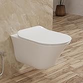 Kohler Vive Wall Mounted Toilet | True Rimless Ceramic Western Bathroom ...