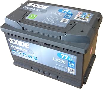 Exide Premium EA770 Car Battery: Amazon.co.uk: Car & Motorbike