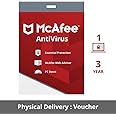 McAfee Antivirus Plus - 1 User, 3 Years (Activation Key Card) : Amazon ...