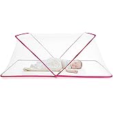 LifeKrafts Foldable Baby Mosquito Net, Bottomless Net for Infants, for ...
