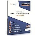 Octago Inkjet Transparency Paper (100% Clear) for Printers, Color ...