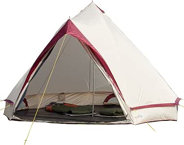 Skandika Waterproof Comanche Unisex Outdoor Frame Tent available in Red ...