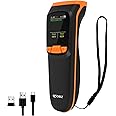 OBZ Bluetooth Barcode Scanner with LCD Screen Display, Mini Portable 2 ...