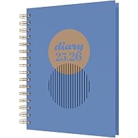 Collins Scandi Mid Year Diary Planner A5 Day To Page Academic Year 2024 ...