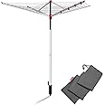 Vileda Sun-Lift 40m 4 Arm Compact Rotary Washing Line with Rotary Line ...