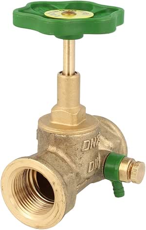 Absperrventil, Durchgangsventil, mit Entleerung 1" IG x 1" IG ...