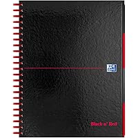 Oxford Black n' Red, A4 Project book, A4 Notebook lined with Dividers ...