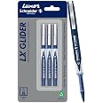 Luxor Schneider, LX Glider Pens, Assorted, Pack of 4, Ink- (Blue, Black ...