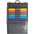 Smead Cascading Wall Organizer, 6 Removable Folder Pockets, Letter Size ...