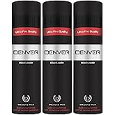 DENVER Black Code Talcum Powder 300GM Each - (Pack of 2) | Scented Talc ...