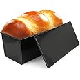YAYODS 2lb Loaf Tin with Lid, Non Stick Pullman Loaf Tins, Large Bread ...