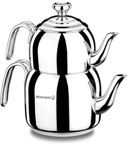 Korkmaz Kappa Mega Caydanlik 3 Liter Tea Set Korkmaz Kappa Mega Turkish ...