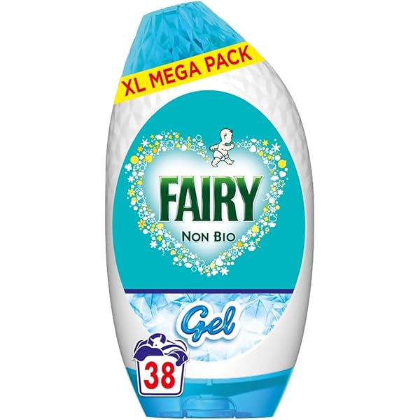 Rjit Logo FAIRY NON BIO WASHING LIQUID GEL 26W 858ML : Amazon.co.uk: