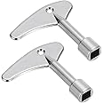 PATIKIL 2pcs Square Spanner Key, Square Utility Service Keys Socket ...