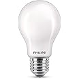 Philips LED Premium Classic A60 Frosted Light Bulb 2 Pack [E27 Edison Screw] 40W, Cool White ...