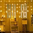 Buy VELOCIOUS™ 12 Ball Sparkling 138 LED Curtain String Lights, 8 Modes ...