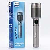 Philips 4500mAh LED Torch Light, 2300LM Flashlight with Telescopic ...