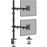 WORLDLIFT Dual Monitor Stand- Vertical Stack Monitor Desk Mount for Two ...