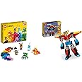 LEGO 11017 Classic Creative Monsters, Construction Playset with 5 Mini ...