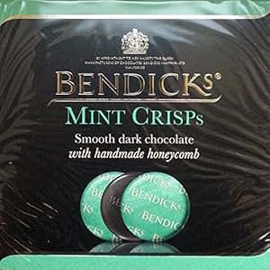Bendicks - Smooth Dark Chocolate Mint Crisps - 138g: Amazon.co.uk: Grocery