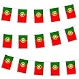 Portugal Bunting Flag Hanging Flag for World Cup 2022 10m/32ft ...