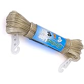 H&S 50m Washing Line Rope Steel Core Laundry Clothes Lines Thick Strong ...