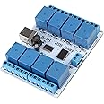 8CH 12V USB Relay Module Controller FTDI chip Relay Controller Type B ...