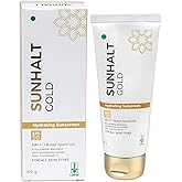 SUNHALT GOLD Sunscreen SPF 50 PA+++ for UV Broad Spectrum Protection ...