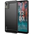 Folmecket Nokia C12 Pro/C12 Plus/C12 Case, Carbon Fiber Scratch ...