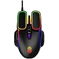 Amazon.in: Buy SWAPITECH RGB Wired Gaming Mouse, Upto 6400 DPI, 7 Programmable Buttons, 4 Levels ...