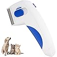 Verazquy Electric Flea Comb for Cats Dogs,Pet Grooming Comb Brush Tools ...