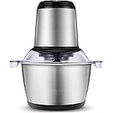 Buy SKYTONE Stainless Steel Electric Meat Grinders with Bowl 700W Heavy for Kitchen Food Chopper ...