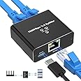 NEUTYPECHIC Switch RJ45 Multiprise Ethernet 2 Ports, 1000 Mbps LAN ...