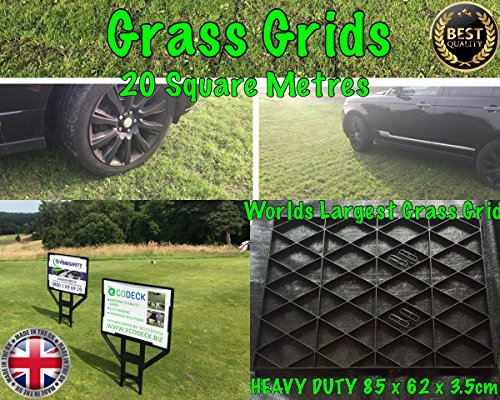 Buy 20 SQUARE METRES GRASS GRIDS ECODECK DRIVEWAY GRIDS 85x62cm PARKING ...