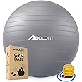 Boldfit Gym Ball for Exercise with Foot Pump for Workout Yoga for Women ...