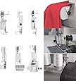 OurLeeme 6pcs Singer Serger Foot Overlock Presser Foot Accessory for ...