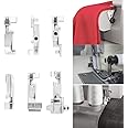OurLeeme 6pcs Singer Serger Foot, Overlock Presser Foot Accessory for ...