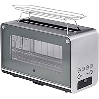 WMF Lono Toaster, Glass With Bread Roll Rack, 2 Slices, XXL, Motorised ...