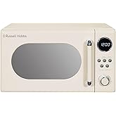 Russell Hobbs RHRETMD706C 17 L 700 W Cream Compact Retro Solo Digital ...