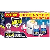 All Out Ultra Liquid Vaporizer, 4 Refills (45ml) | Kills Dengue ...