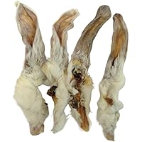 Rabbit Ears Natural with fur Hair Hypoallergenic Dog Treat Chew 100g (5 ...