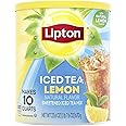 Lipton Iced Tea ,Natural Lemon, Sweetened Iced Tea Powder ,Lemon ...