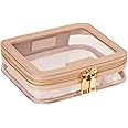Luneia Toiletry Bag Waterproof Clear PVC Zippered Cosmetic Bag Makeup ...