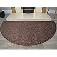 RSM RUGS Half Moon Semi Circle Floor Rugs Rug Carpet Mat Cheap (Dark ...