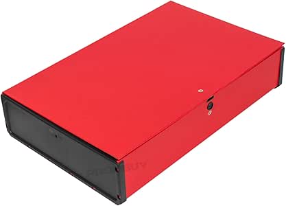 [Pack of 3] Red Foolscap Lock Spring Box Files 70mm Document A4 Paper ...