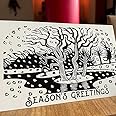 Eric Ravilious 'December' Woodcut Christmas Card Pack (4 cards ...