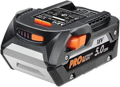 AEG POWERTOOLS 18V 5.0AH PRO LITHIUM ION BATTERY L1850R: Amazon.co.uk ...