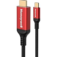 Buy Honeywell Type C to 2.0 HDMI Cable, 4Kx2K@60Hz UHD Resolution, 1 Mtr, 18GBPS Transmission ...