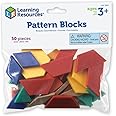 Learning Resources Pattern Blocks, 0.5cm, Bag of 50 : Amazon.co.uk: Stationery & Office Supplies