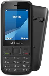 MobiWire Pictor Basic Mobile Phone - Black - 2.0 MP Camera: Amazon.co ...